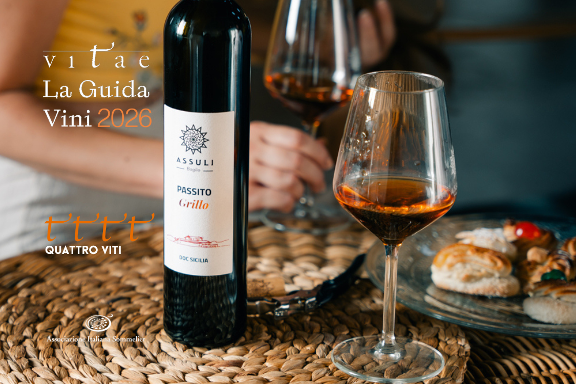 Passito è Quattro Viti nella Guida Vini Vitae 2026 – Assuli